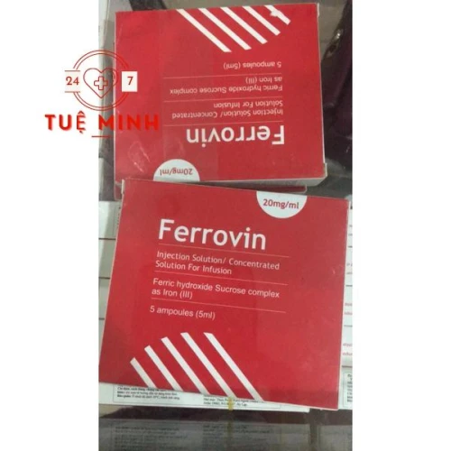 Ferrovin 20mg/ml chính hãng bán tại nhà thuốc Tuệ Minh