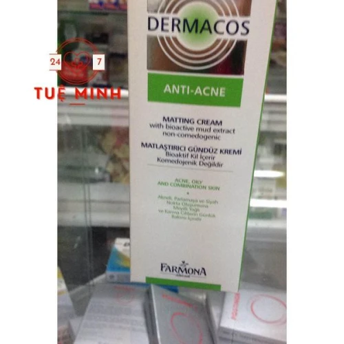 Kem trị mụn dermacos chính hãng bán tại nhà thuốc Tuệ Minh