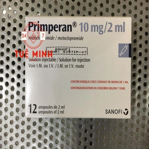 Primperan tiêm chính hãng bán tại nhà thuốc Tuệ Minh