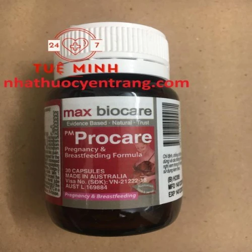 Procare chính hãng bán tại nhà thuốc Tuệ Minh