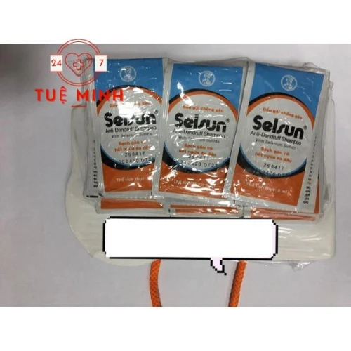 Selsun gói chính hãng bán tại nhà thuốc Tuệ Minh