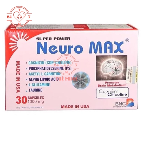 Super power neuro max chính hãng bán tại nhà thuốc Tuệ Minh