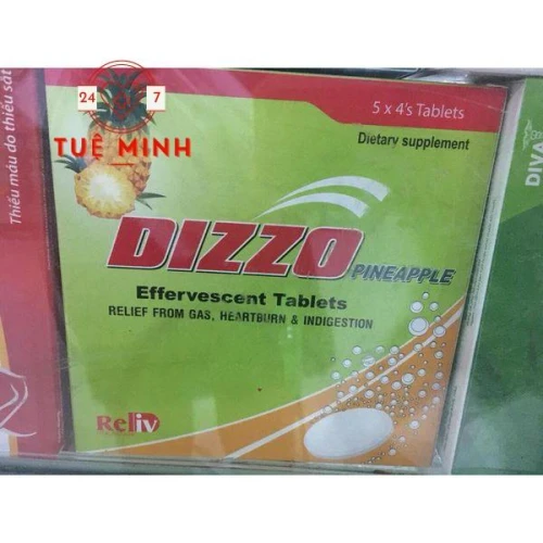Viên sủi dizzo (20 viên) chính hãng bán tại nhà thuốc Tuệ Minh