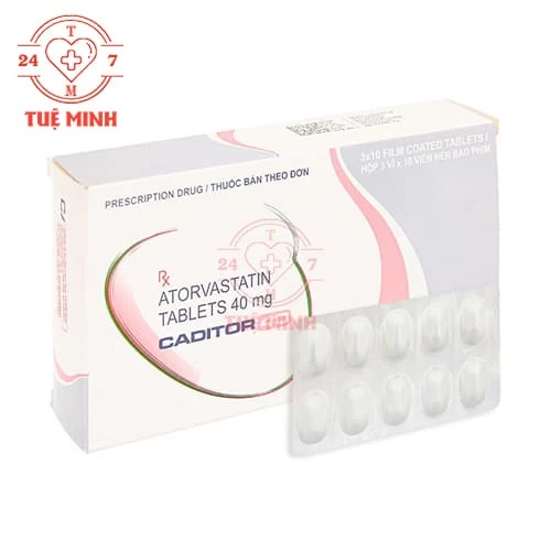 Caditor 40 Cadila - Thuốc điều trị tăng cholesterol