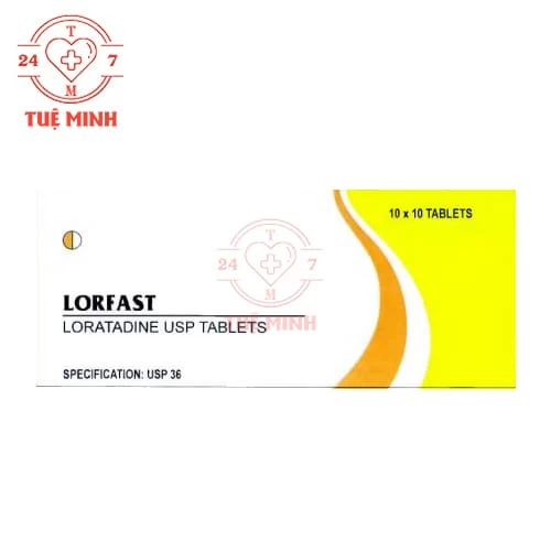 Lorfast 10mg Cadila - Thuốc điều trị viêm mũi dị ứng