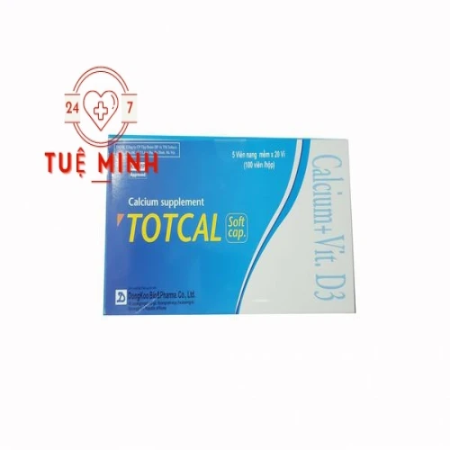 Totcal chính hãng bán tại nhà thuốc Tuệ Minh